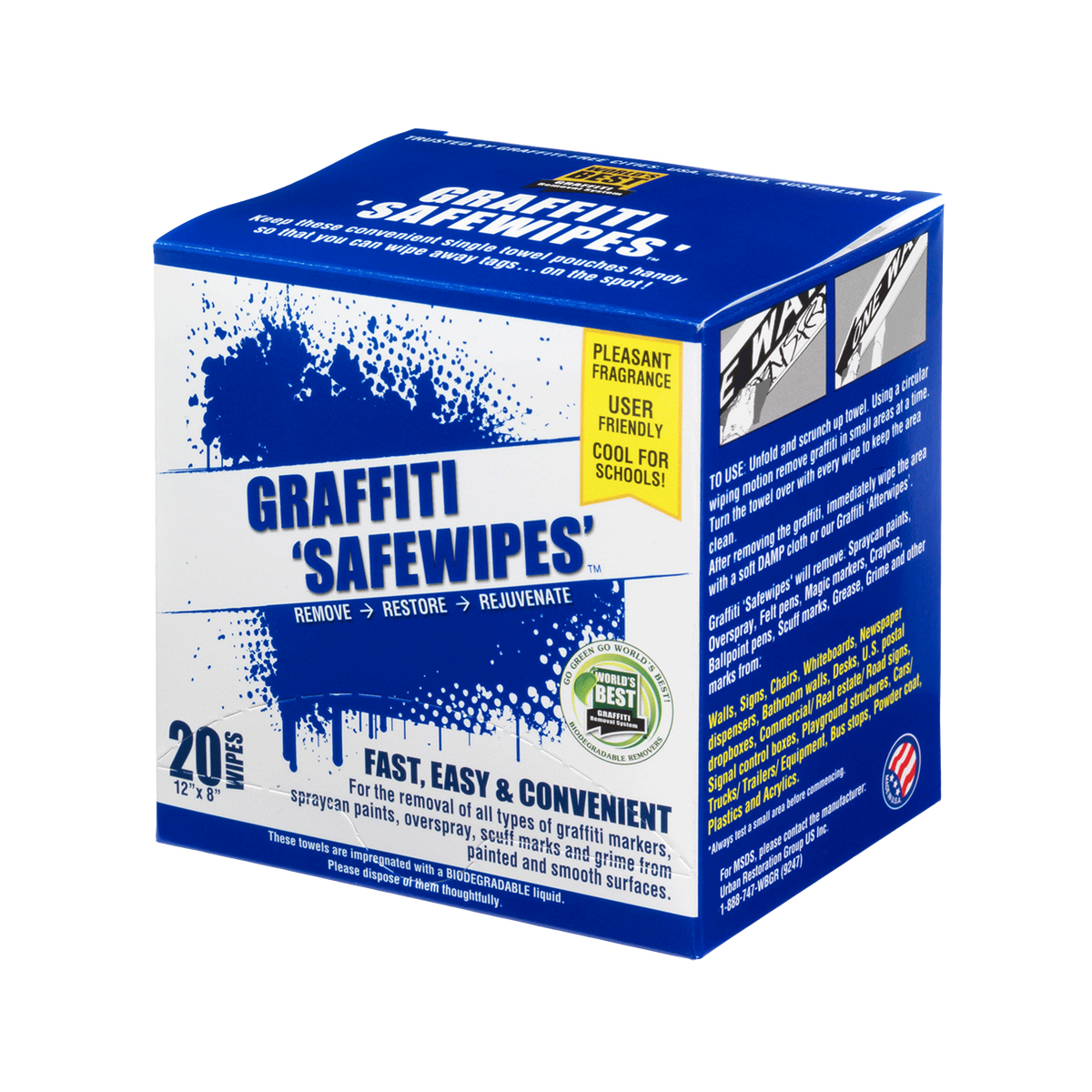 World's Best Graffiti Safewipes – World's Best Graffiti Removal ...